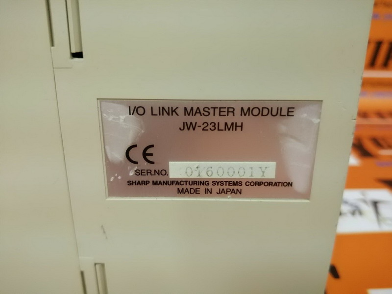 SHARP JW-23LMH I/O LINK MASTER MODULE - PLC DCS SERVO Control MOTOR POWER SUPPLY IPC ROBOT